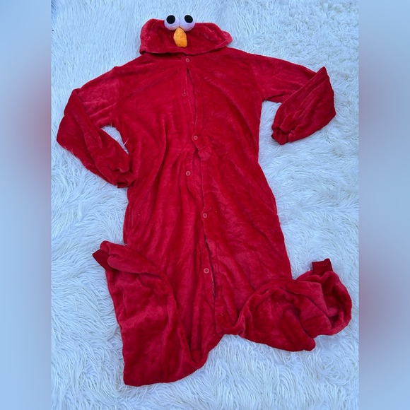 Other | Adults Elmo Onesie Costume D11 | Poshmark